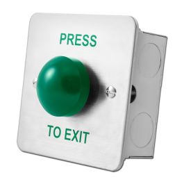 ASEC Press To Exit Green Dome Button - EXB0657